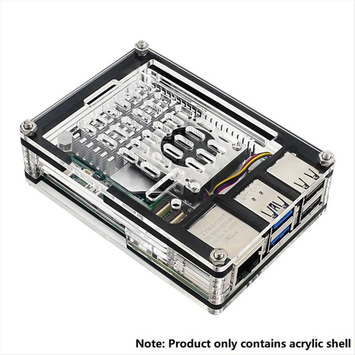 9 Layers Acrylic Case for Raspberry Pi 5 Compatible with for Raspberry ...