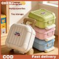 CHENJ Kids Toy Storage Box Cartoon Themed with Extendable Trolley for ...