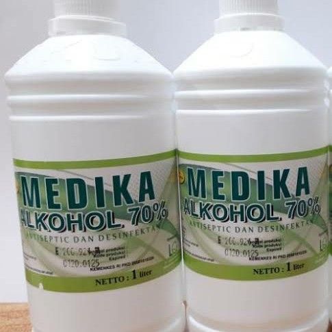 Alkohol Medika 70% 1 Liter Antiseptic dan Desinfektan | Lazada Indonesia