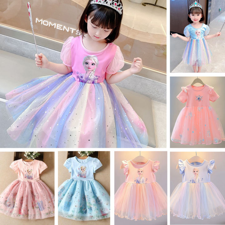 Girls Dress kids New Frozen Dresses baby Princess party Skirt Children ...