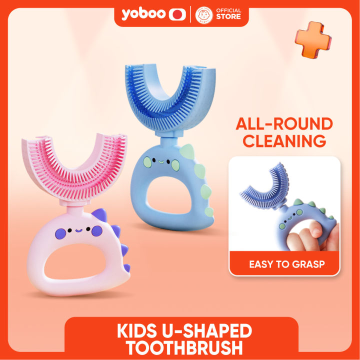 Yoboo Kids U-Shaped Toothbrush | For 1-3 Years Old | All Around ...