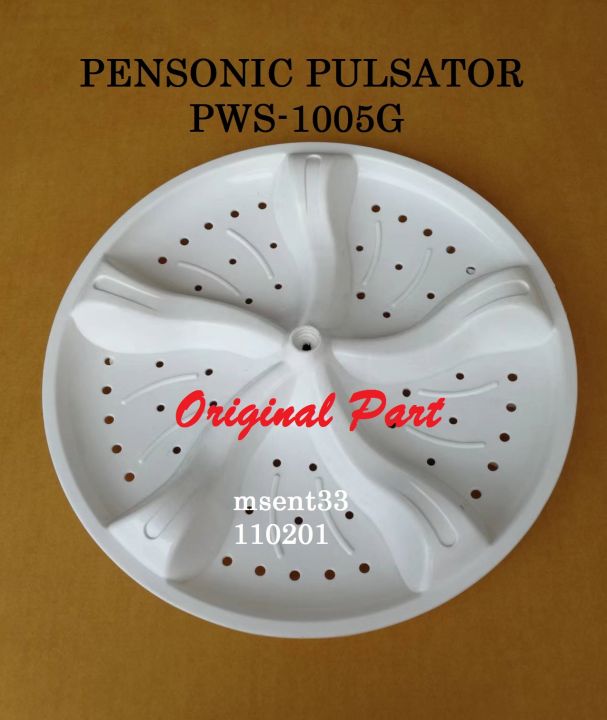 PWS-1005G Pensonic semi-automatic washing machine pulsator ( ORIGINAL ...