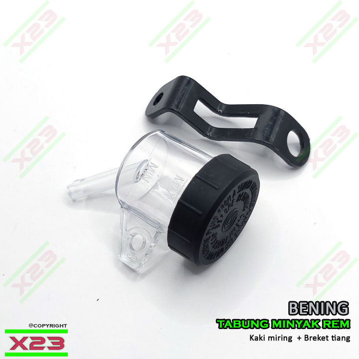 Tabung Minyak Rem Variasi kaki miring + breket tiang Universal | Lazada ...