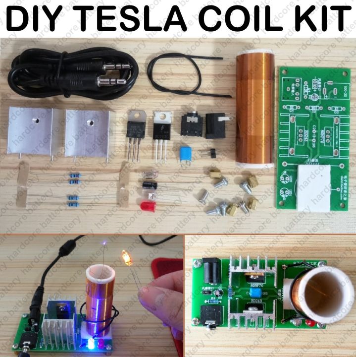 TESLA coil plasma Music Kit Electronic Speaker Loudspeaker Arc ...