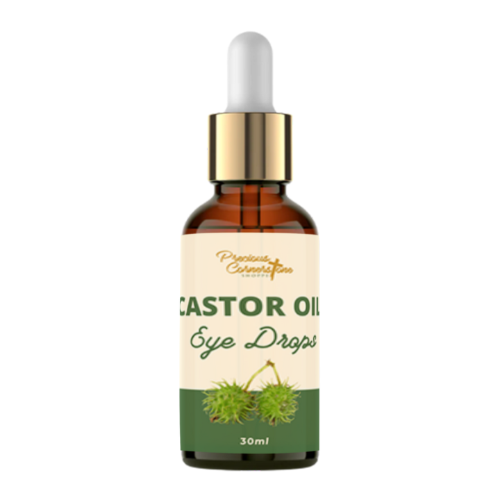 PCS Castor Oil Eye Drops 30ml Moisturizes Dry Tired Eyes Organic Soothe Chemical-Free Eye Care ...