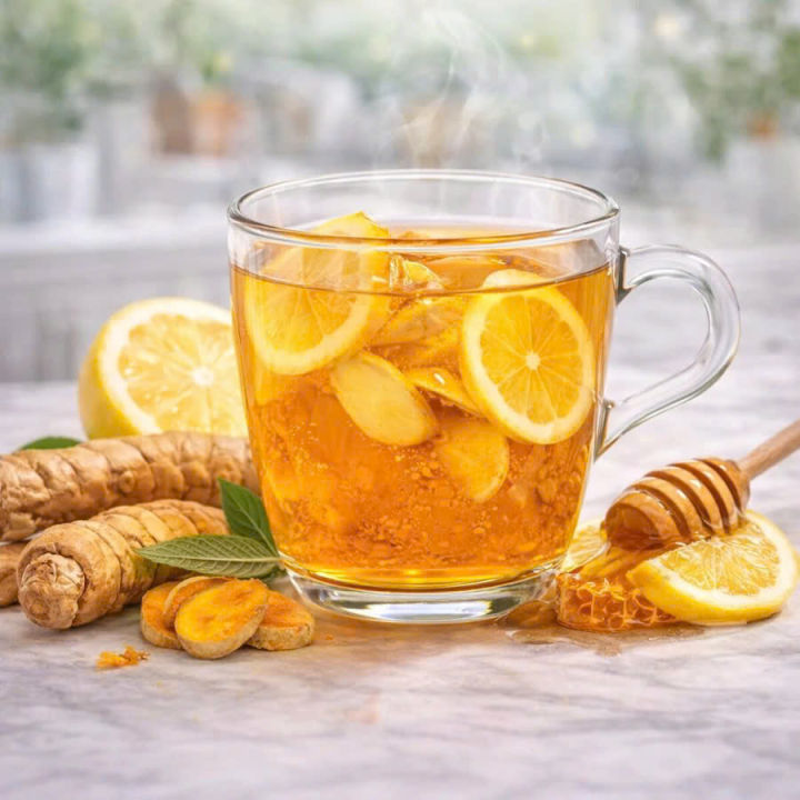 Ginger Lemon Honey Turmeric Blend | Natural Detox Antioxidant Herbal ...