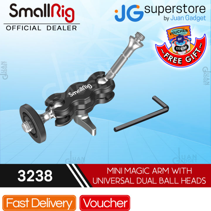 SmallRig Mini Magic Arm with Aluminum and Stainless Universal Dual Ball ...