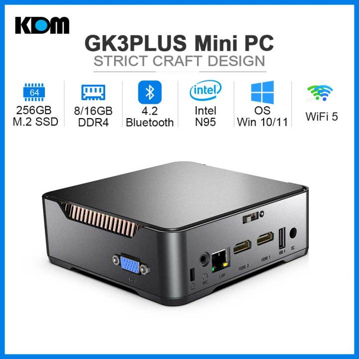 ใหม่ GK3Plus Mini PC CPU Alder-N Lake N100 Quad-Core WiFi 2.4G/5G ...