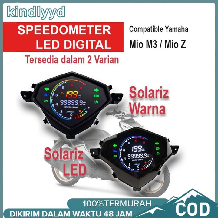 【100% ORI 】Speedometer Digital LED Yamaha Mio M3 Mio Mio Z PNP ...