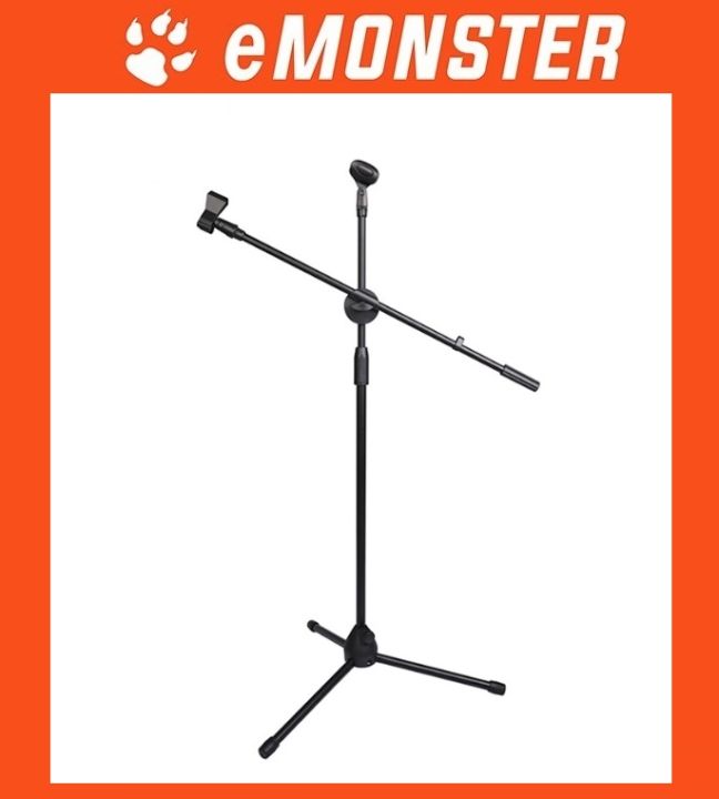 Adjustable Mic Stand Microphone Tripod Stand with Mic Holder Floor ...