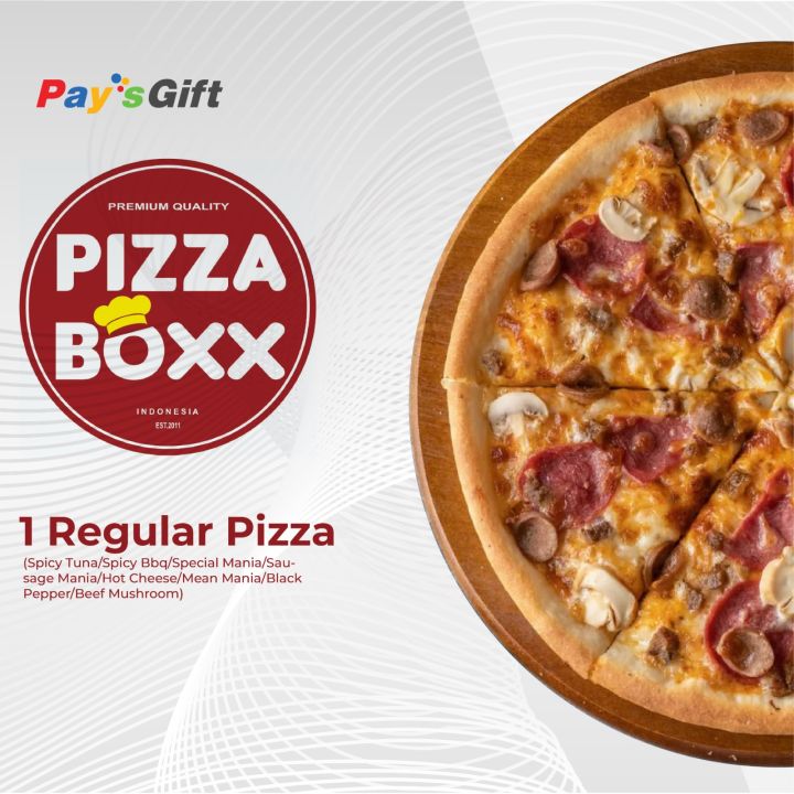 [PROMO] - [PaysGift] Voucher Digital Pizza Boxx- 1 REGULAR Pizza ...