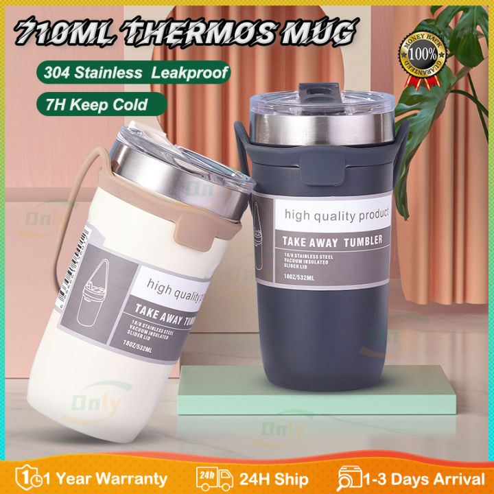 ONLY TYESO Thermos Tumbler Coffee Mug Stainless Steel Thermos Flasks ...