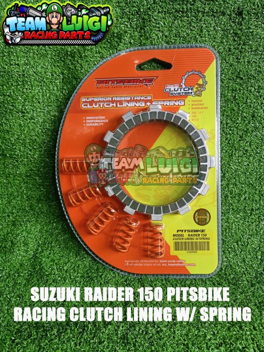 PITSBIKE SUZUKI RAIDER 150 RACING CLUTCH LINING W/ SPRING | Lazada PH