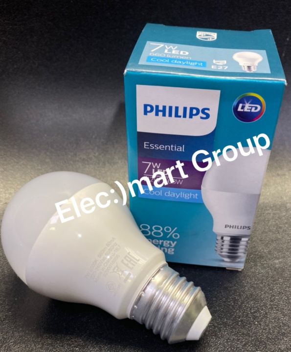 หลอดไฟ ฟิลิปส์ Philips Essential LED Bulb 7W ใหม่ | Lazada.co.th