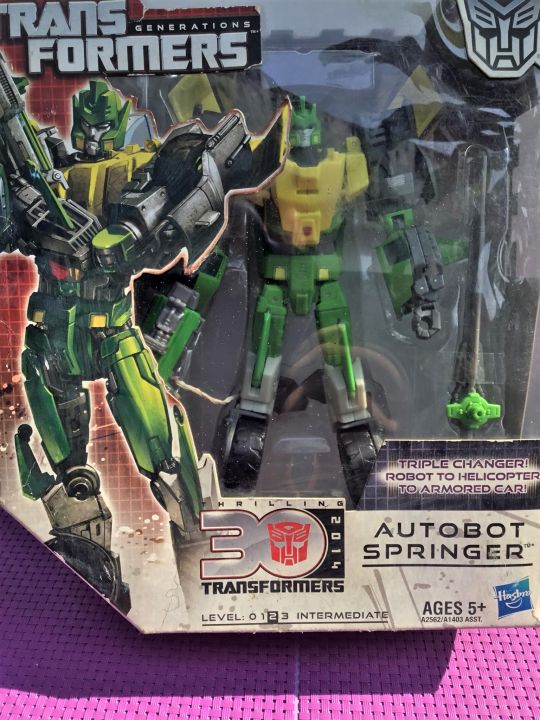 Transformers Thrilling 30s Triple Changer Springer Voyager Class ...