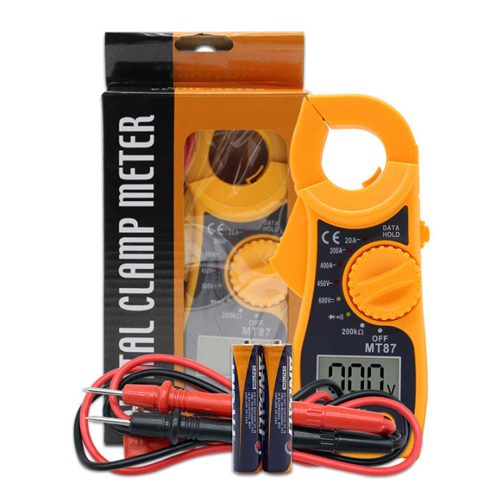 Portable multimeter, digital clamp meter, small clamp meter, MT87 ...
