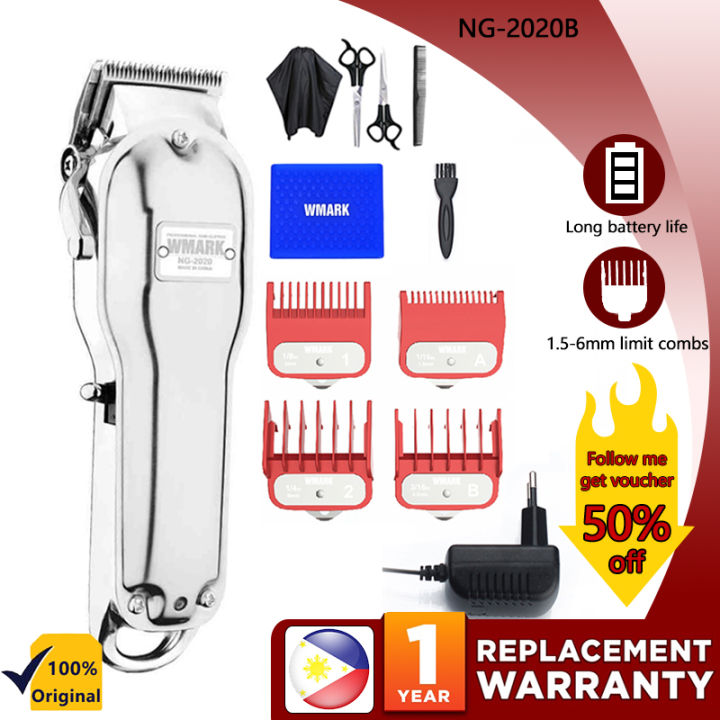 Wmark NG-2020B Hair Trimmer for Men Wireless Hair Clipper Electric ...