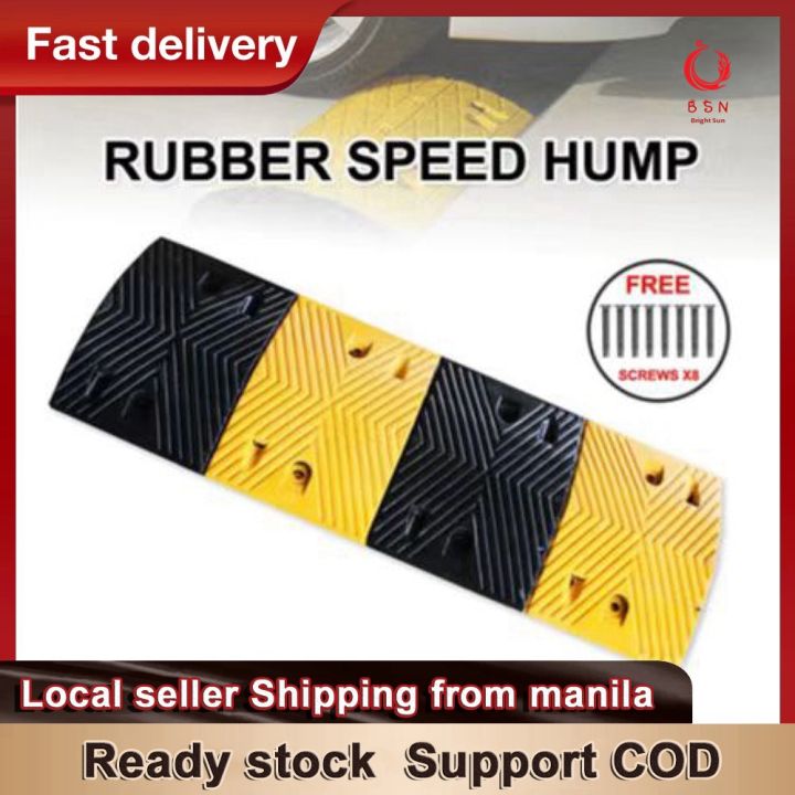 BNS*Heavy Rubber Modular Humps Speed Bump Hump Cable Protector Wide ...