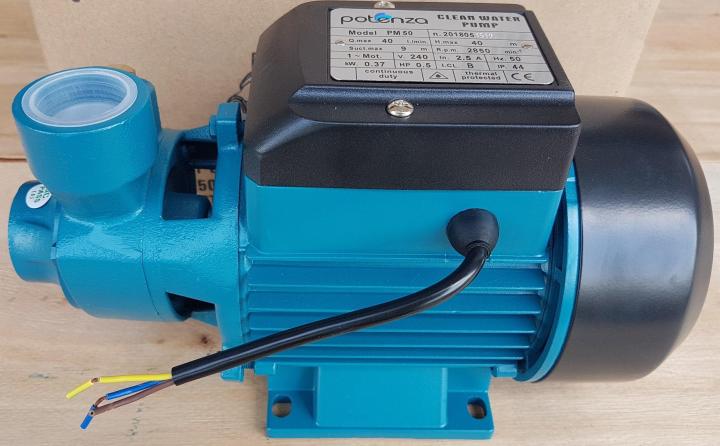 potenza pm 50 0.5hp 0.37kw electric motor water pump | Lazada