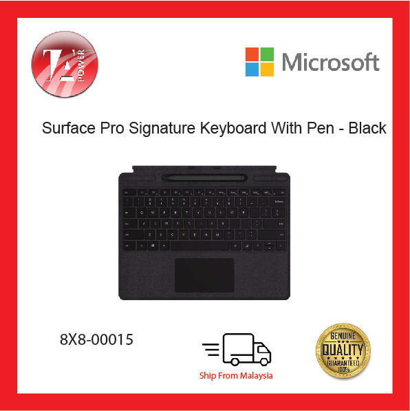 Microsoft Surface Pro Signature Keyboard / With Pen - Black (8XB-00015 ...