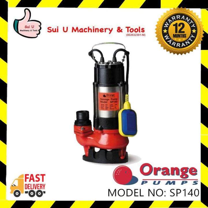 ORANGE PUMP SP140 0.6HP Submersible Pump 450W | Lazada