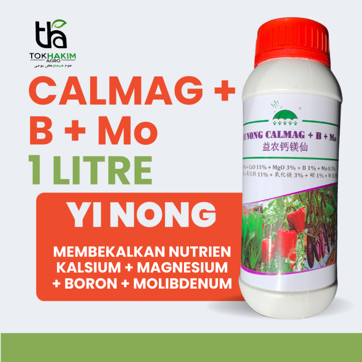 1L YI NONG CALMAG+B+Mo Baja Foliar Meningkatkan Jangka Hayat / Ketahanan Tanaman | Lazada