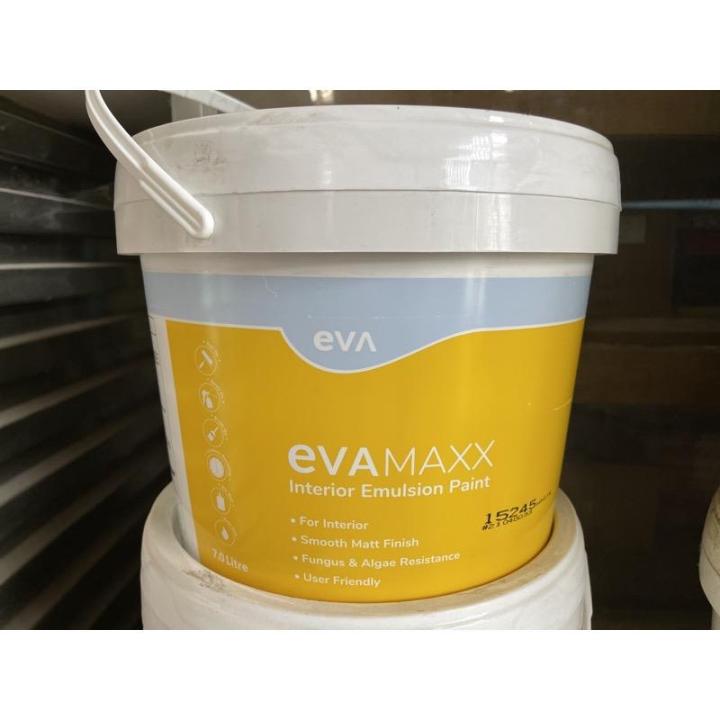 Wall Emulsion White Paint / Cat Simen Putih Dinding 7L KCC EVAMAXX | Lazada