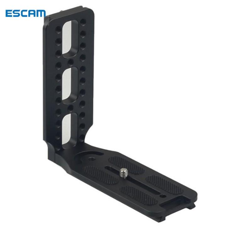 【Ready Stock】ESCAM Camera Tripod Base Plate Quick Release L Bracket ...