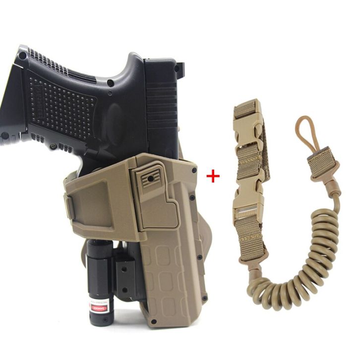 Tactical Movable Holster For Glock 19 Pistol Holster With Spring ...