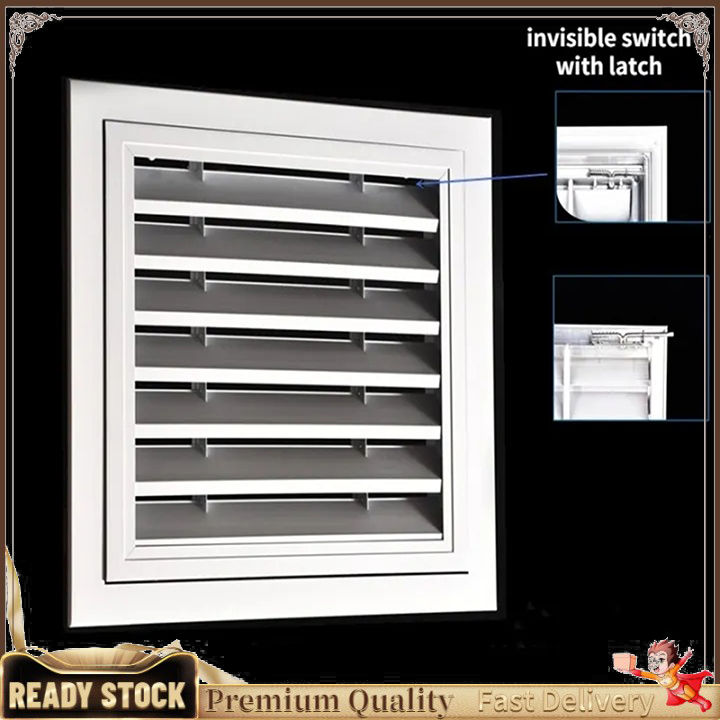 Window Ventilation Louvers YAGEANNL 20 Inch Automatic Exhaust Shutter ...