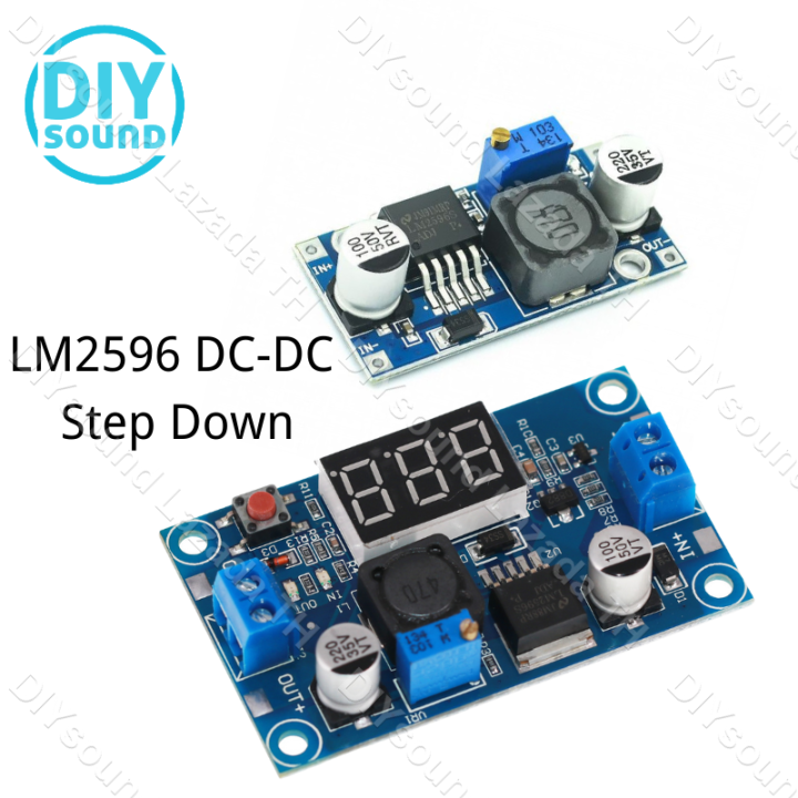 DIYsound LM2596 DC-DC Adjustable Buck Converter step down ตัวควบคุม ... DIYsound LM2596 DC-DC Adjustable Buck Converter step down ตัวควบคุม ...