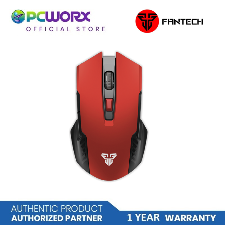 Fantech WG10 Wireless Gaming Mouse Red | Gaming Mouse | Wireless Mouse ...