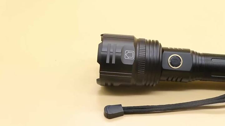 XHP90 Flashlight Rechargeable Zoom Detachable Flashlight 30W LED White ...