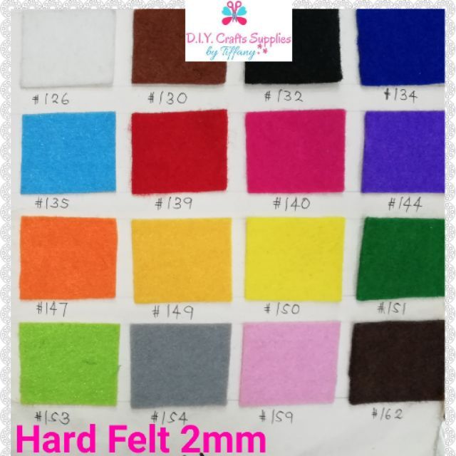 Hard Felt (2mm & 3mm thick) | Lazada PH