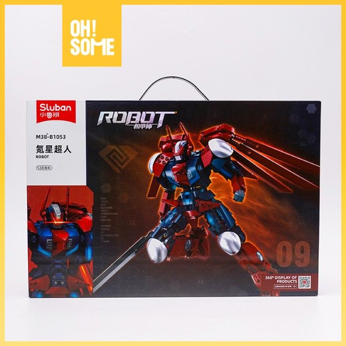 OHSOME - Block Mainan Brick Blok Susun Robot Sluban Kryptonian Superman ...