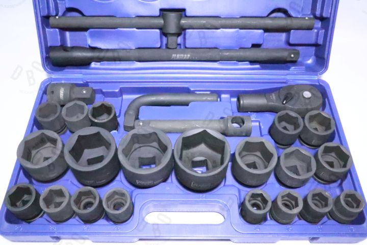 Original Flyman Heavyduty 26 Pcs. Impact Socket Wrench Set 3/4" Drive | Lazada PH