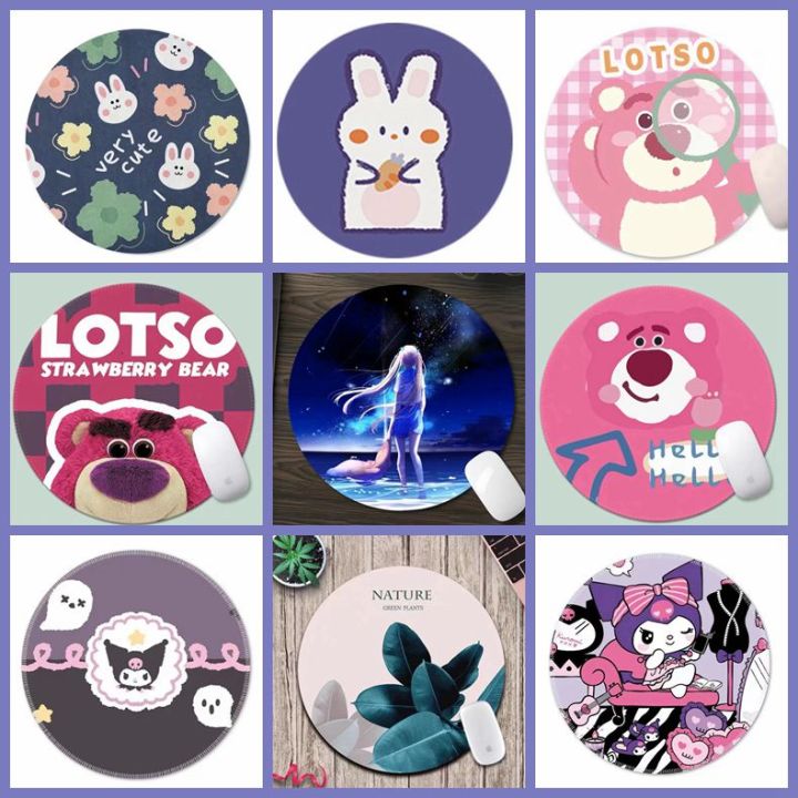 【CYT】D052 COD 14 Styles Cartoon Art Design Mouse Pad Round Office Mice ...