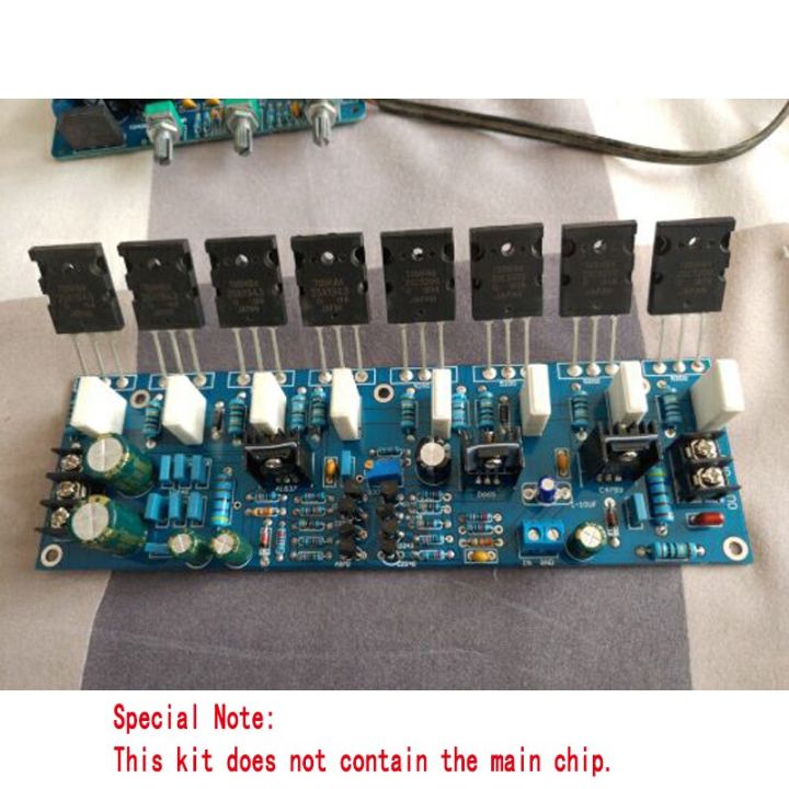 （Without Main Chip）Diy Kits Upgraded Version Mono 400W Power Amplifier Board 1943 + 5200 High ...