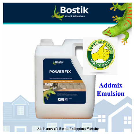 BOSTIK Powerfix Addmix Emulsion Multi-purpose Acrylic Latex Fortifying ...
