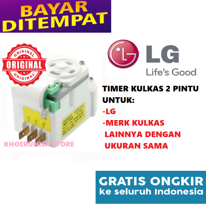 Timer Defrost Kulkas 2 pintu untuk merk LG Original-bisa untuk merk ...