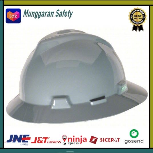 Helm Safety MSA Fullbrim Fastrack Original Abu - Safety Helmet MSA ...