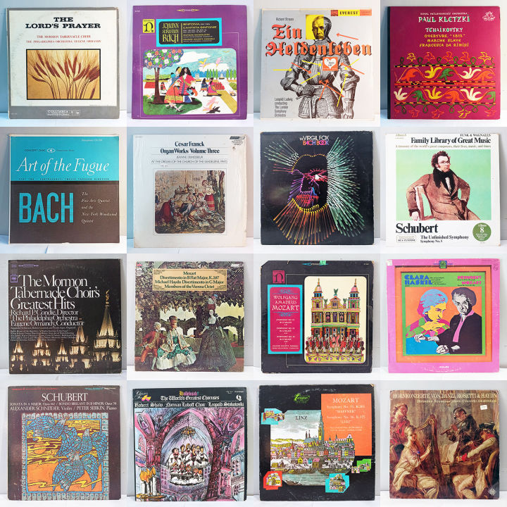 Vinyl Records - Classical Plaka LPs Albums - Beethoven Mozart Bach ...