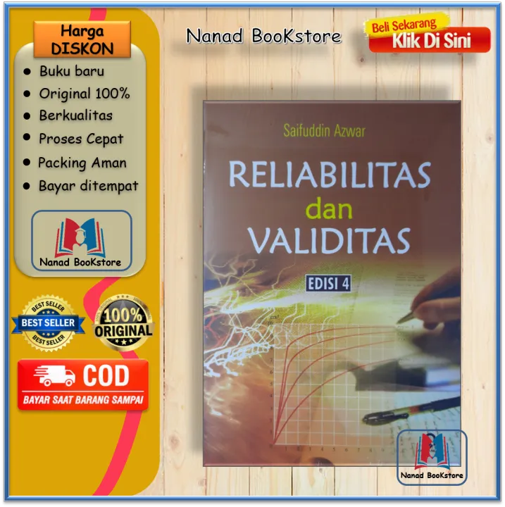 Buku Reliabilitas dan Validitas EDISI ke 4 oleh Saifuddin Azwar ...