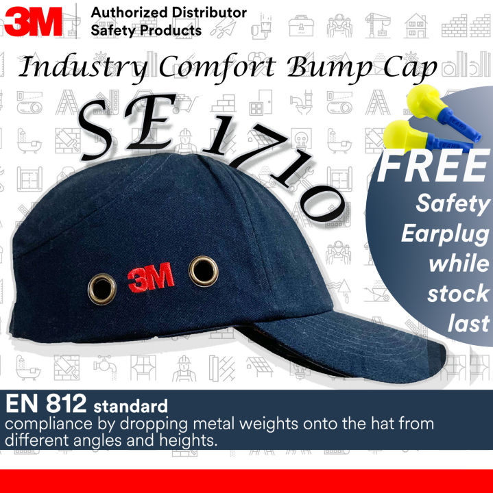 3M SE1710 Bump Cap / Navy Blue Colour or Black Colour / Safety Bump Cap ...