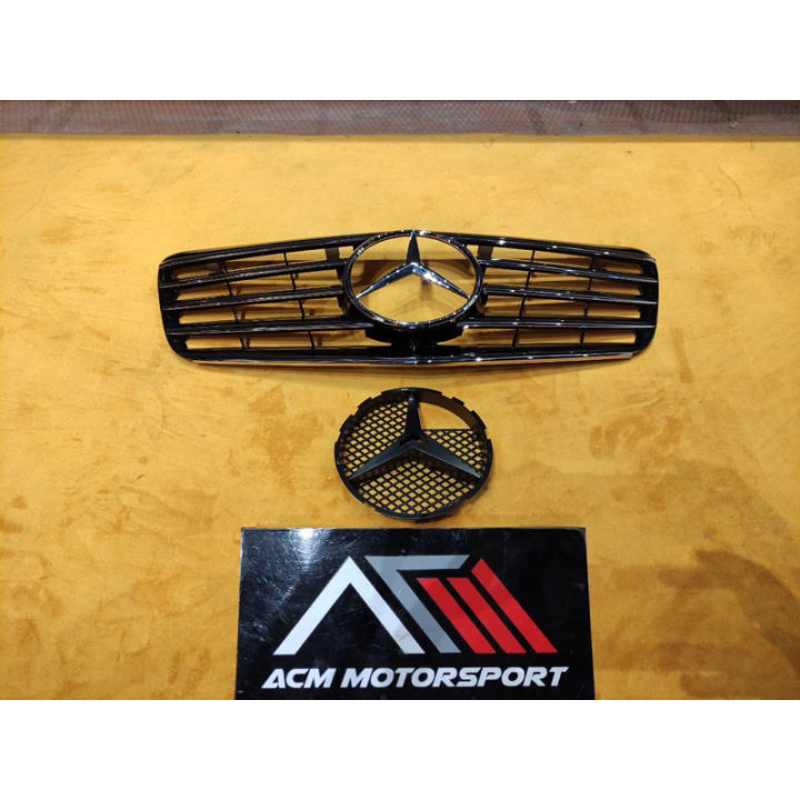 Mercedes benz w211 facelift front grill with logo | Lazada