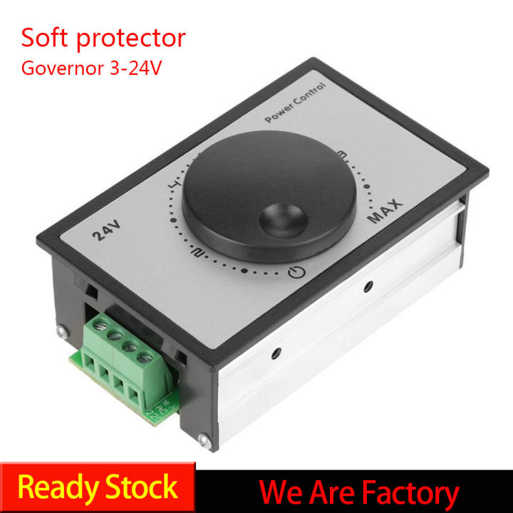 【Upgraded Version】PULUZ DC 3V-24V Motor Speed Controller PWM Motor Speed Controller Brushless ...