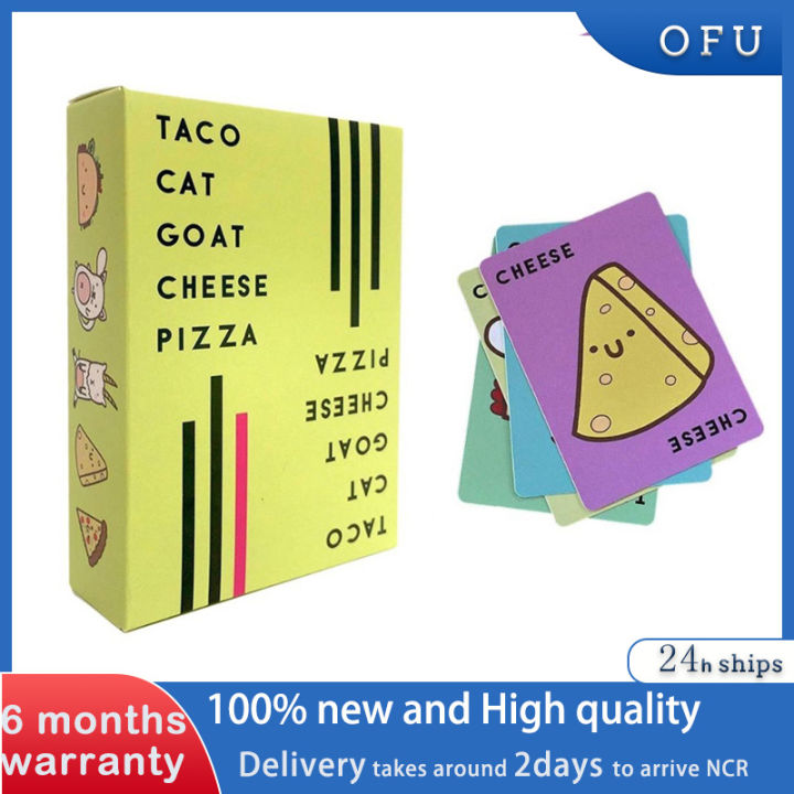 Taco Cat Goat Cheese Pizza Game Card Game On The Flip Side Fun Family ...