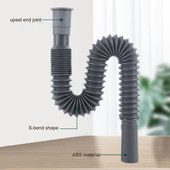 Retractable PVC Drain Hose Lengthening Deodorant Basin Under The Water ...