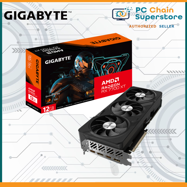 GIGABYTE Radeon RX 7700 XT GAMING OC 12G Graphics Card 12GB GDDR6 ...