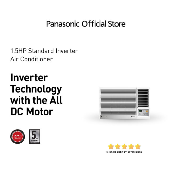 Panasonic CW-U1221VPH 1.5HP Standard Inverter Window Type Air ...